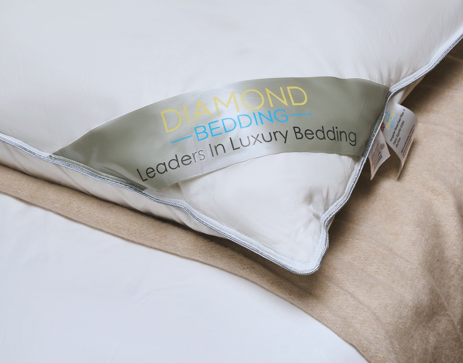 Hungarian Goose Down Pillows | Diamond Bedding